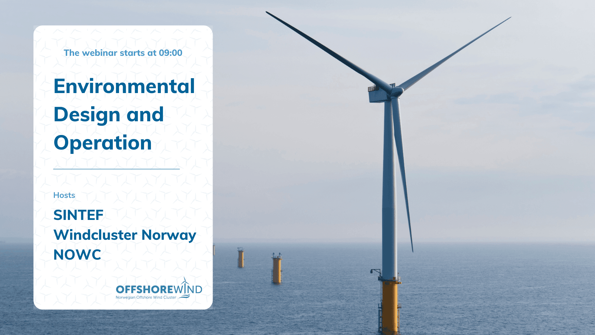 Webinar: Environmental Design and Operation – Norwegian Offshore Wind