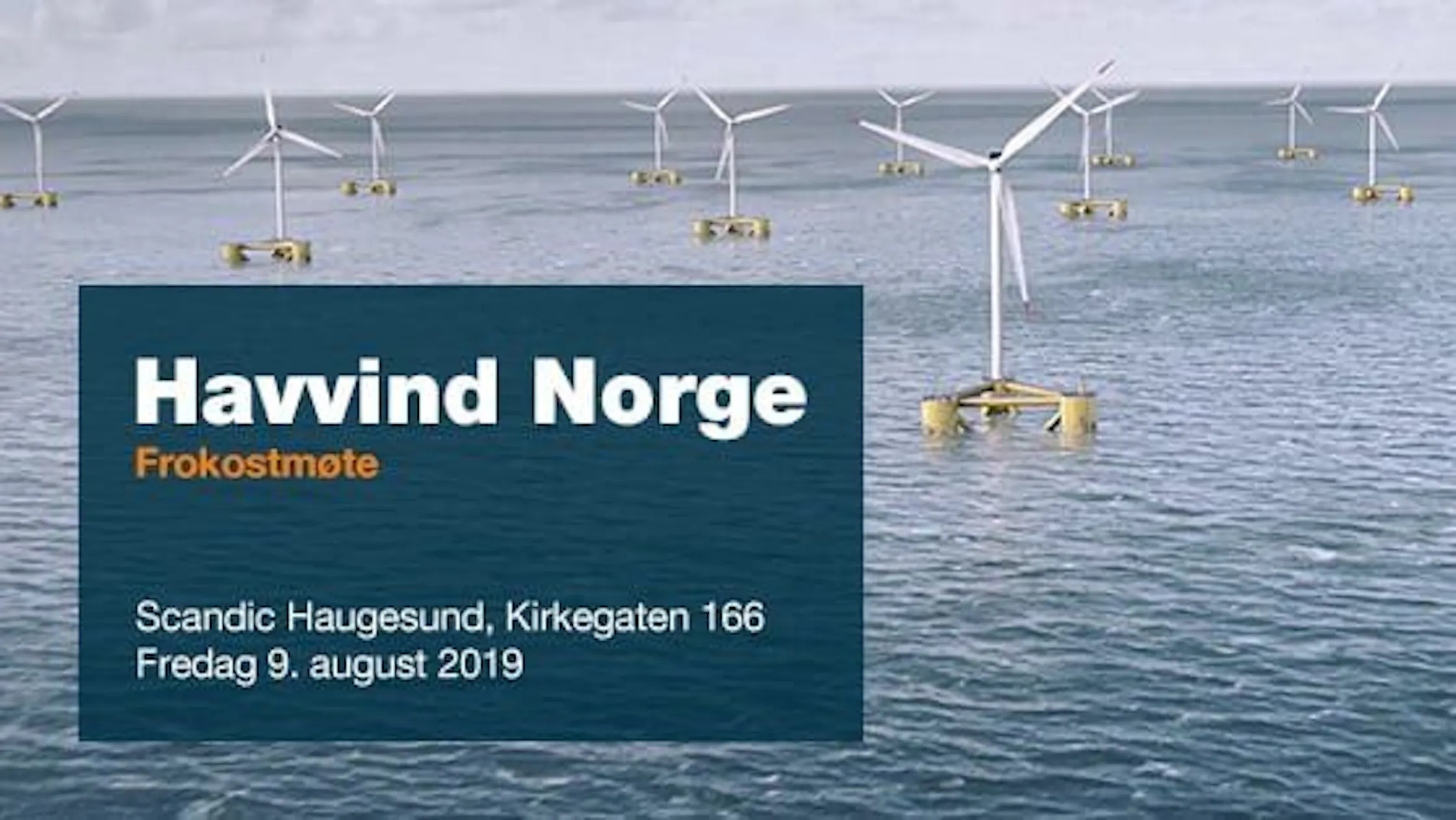 Frokostmøte: Havvind Norge – Norwegian Offshore Wind