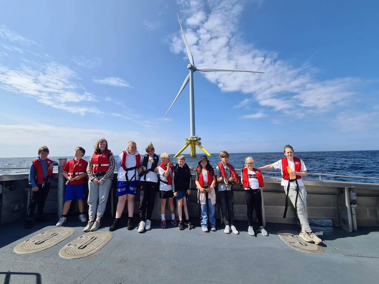 School trip to the METCentre – Norwegian Offshore Wind